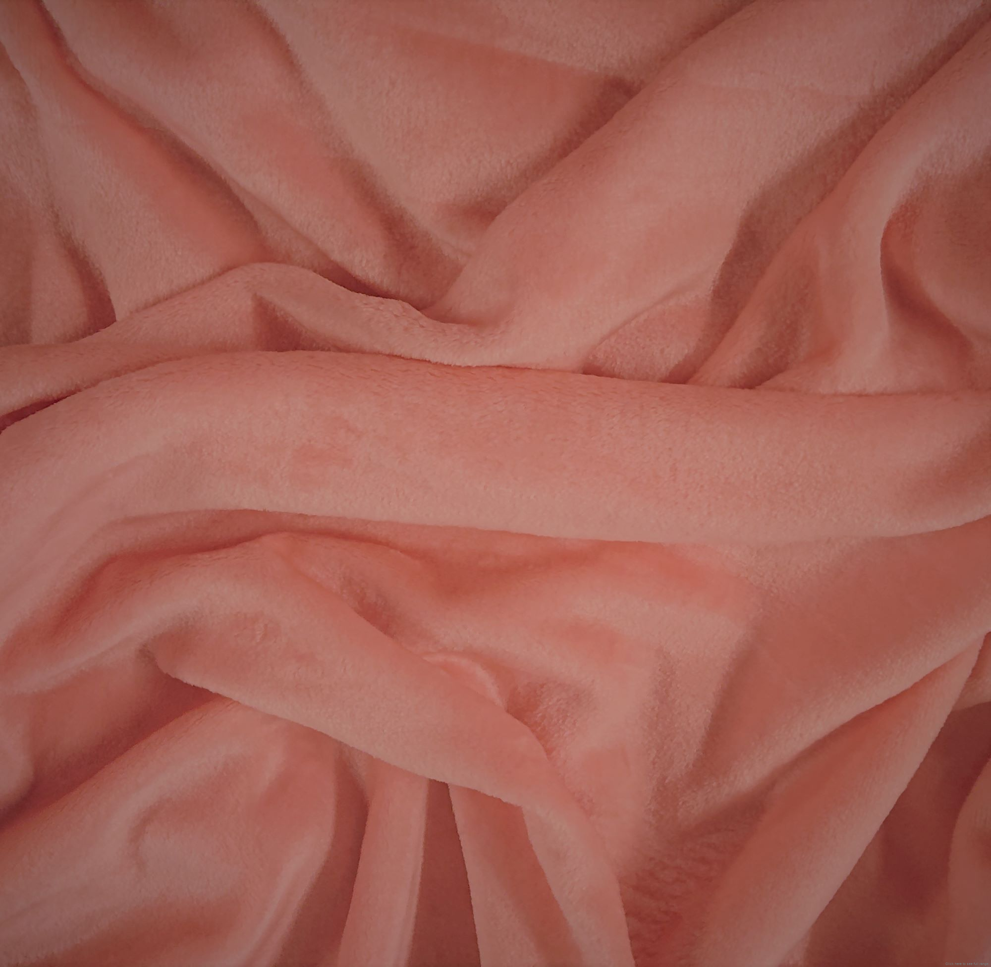 Fabrics :: FLEECE FABRICS. :: Cuddle Fleece: Coral. 150 cm Wide. Sold By The Metre.