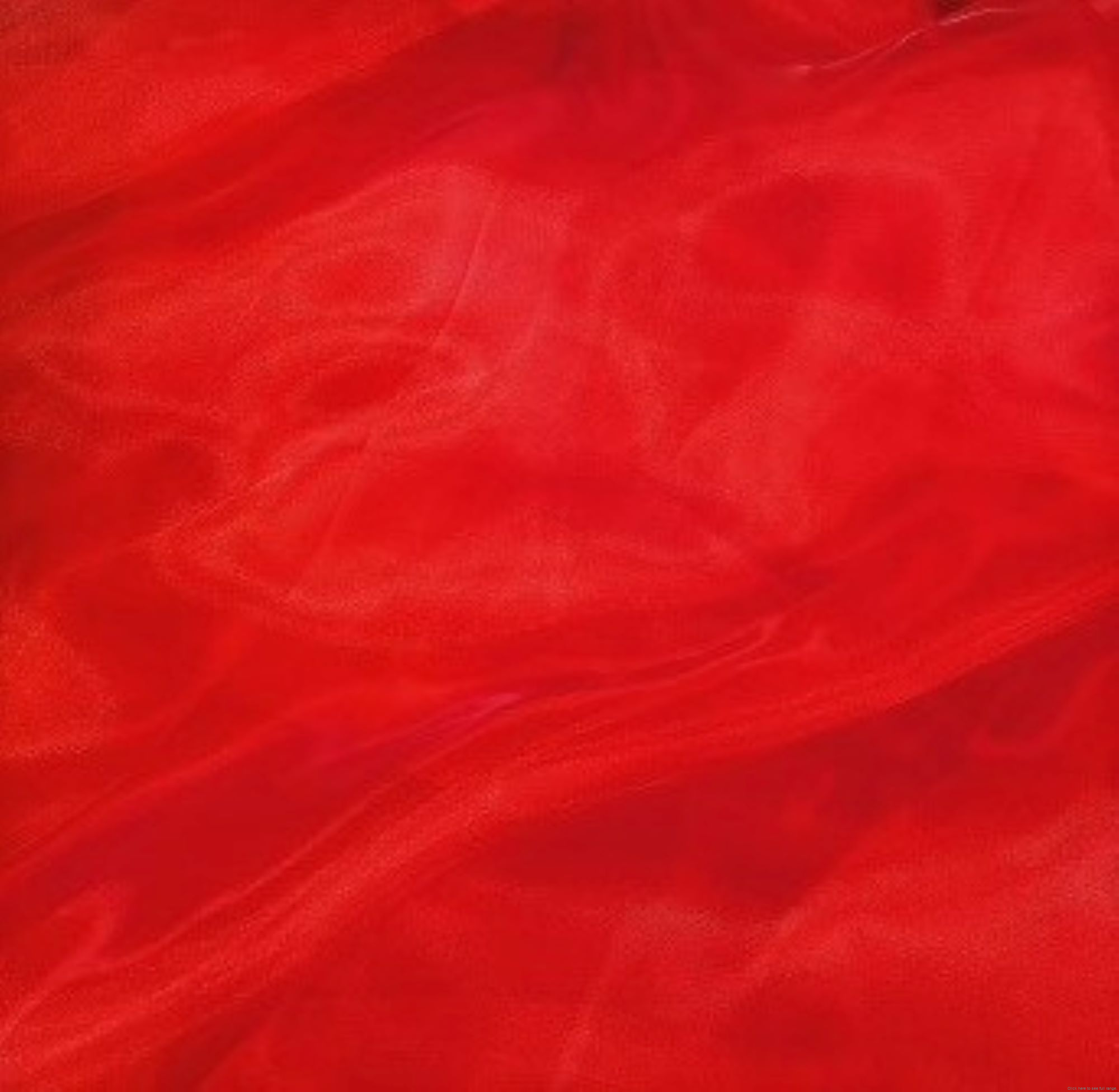 Fabrics :: ORGANZA 150cm. :: Organza- Red. 150cm Wide. Sold By The Metre.